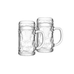 Van Well 2er Set Bierkr&uuml;ge geeicht M&uuml;nchen 0,5 Liter transparent in transparent | Gr.: onesize