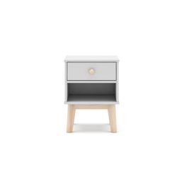 CALICOSY Nachttisch SIMON in Wei&szlig; - (W)40 x (H)53,1 x (L)35 cm | Gr.: onesize