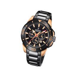 Analog-Armbanduhr Festina Chrono Bike schwarz extra gro&szlig; (ca. 47mm) | Gr.: onesize