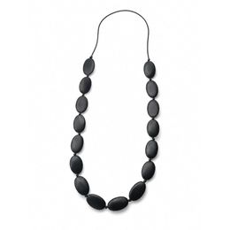 Collezione Alessandro Lange Kette " Charu " in schwarz | Gr.: onesize