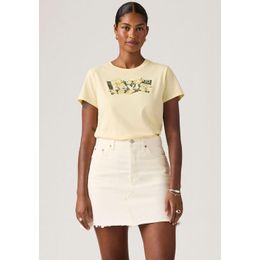 Levi's LEVI'S Damen T-Shirt "LSE THE PERFECT TEE"p2_blake brushstroke bw fill rutabaga, Gr. XS, bedruckt, Jersey, Obermaterial: 100% Baumwolle, Shirts, mit