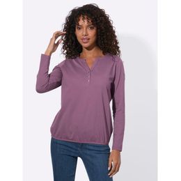WITT WEIDEN Langarm-Shirt in violett | Gr.: 38