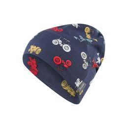 Sterntaler Beanie Traktor in marineblau | Gr.: 51 cm