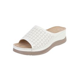 Ital-Design Sandale & Sandalette in Wei&szlig; | Gr.: 37