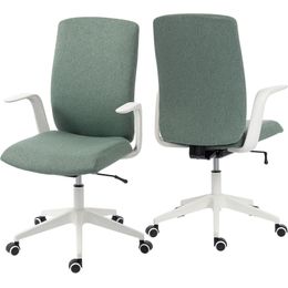 Drehstuhl Duo Collection, B:60cm H:101cm T:60cm, gr&uuml;n, St&uuml;hle, "Floris", Weight Balance Mechanik - passt sich jedem K&ouml;rpergewicht an