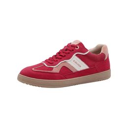s.Oliver Sneaker Damen Gr&ouml;&szlig;e 41 ros&eacute; / cranberry / wei&szlig; Sommerschuhe