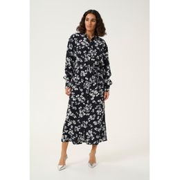 Kaffe Kleid KAalice Baggy fit in Marine Flower | Gr.: 44