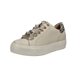 Paul Green Damen Plateausneaker "Paul Green Sneaker Leder", Gr. 40,5beige, braun, Leder, Schuhe