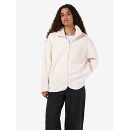 Noisy may Fleecejacke 'NMCozy' Damen Gr&ouml;&szlig;e L wei&szlig;