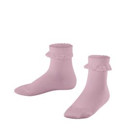Falke Damen Socken "Romantic Lace", Gr. 31, rosa, Obermaterial: 78% Baumwolle CO. 20% Polyamid PA. 2% Elasthan EL., Socken