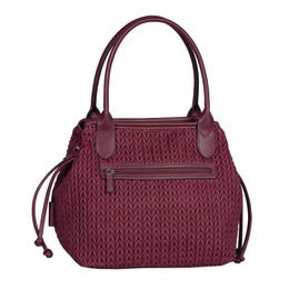 Gabor Damen Shopper "Granada Quilt", rot, Lederimitat, Taschen, Damen Schultertasche mit doppeltem Tragegriff