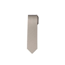 OLYMP Herren Krawatte, beige, Web, Seide, Krawatten, slim