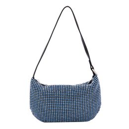 NAEMI Schultertasche Damen Gr&ouml;&szlig;e One Size azur / schwarz