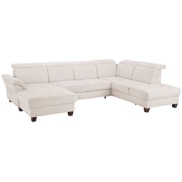 Wohnlandschaft OTTO HOME, B:342cm H:104cm T:235cm, braun, Struktur (100% Polyester);Luxus-Microfaser Lederoptik (100% Polyester);Luxus-Microfaser