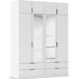 Kleiderschrank Rauch, B:181cm H:235cm T:54cm, wei&szlig;, Holzwerkstoff, Kinderzimmer, Schr&auml;nke, "Dreht&uuml;renschrank Schrank Garderobe Ankleide Schlafzimmer