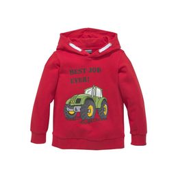 Kidsworld Kapuzensweatshirt in rot | Gr.: 140/146
