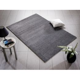 Teppich, B:200cm H:20mm L:200cm, grau, OCI DIE TEPPICHMARKE, Polypropylen, Wohnzimmer, Teppiche, "BELLEVUE, auch als L&auml;ufer und in Rund",