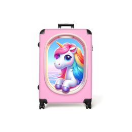 NoBoringSuitCases Suitcase, Koffer, Reisekoffer Einhorn | Gr.: 36 L