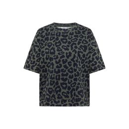 Cecil T-Shirt Damen Gr&ouml;&szlig;e L nachtblau / khaki