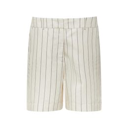 comma, COMMA Chinohose Damen Gr&ouml;&szlig;e 32 creme / schwarz