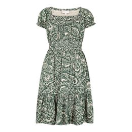 Apricot Paisley Milkmaid Mini Dress ' ' Damen Gr&ouml;&szlig;e 40 gr&uuml;n Sommerkleid