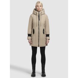 Khujo Damen Steppmantel "JERRY NEO", beige, Gr. S, unifarben, 100% Polyester, M&auml;ntel