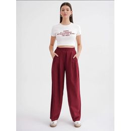 MixRay Pants female size 36 Burgundy