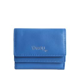vargu Damen Geldb&ouml;rse "IVENA 1", blau, Rindsleder, Kleinlederwaren, LGW zertifiziertes Leder