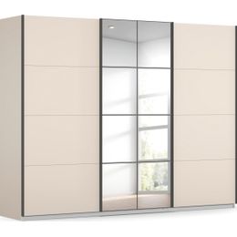 Kleiderschrank OTTO HOME, B:271cm H:210cm T:62cm, beige, Holzwerkstoff, Kinderzimmer, Schr&auml;nke, "Schwebet&uuml;renschrank Schrank Garderobe W&auml;scheschrank
