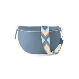 Lepelou G&uuml;rteltasche 'JUNA large' Damen Gr&ouml;&szlig;e 30 cm x 19 cm x 9 cm blau