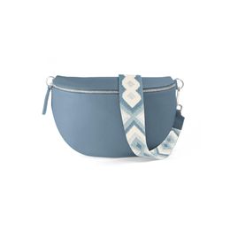 Lepelou G&uuml;rteltasche 'JUNA large' Damen Gr&ouml;&szlig;e 30 cm x 19 cm x 9 cm taubenblau