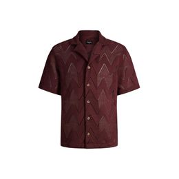 Strellson Button Up Shirt male size M Bordeaux