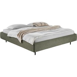 Polsterbett Home Affaire, B:175cm H:40cm L:235cm, gr&uuml;n, 94% Polyester, 6% Nylon, Betten, "Lumira, rahmenhohes Design & wahweise &Uuml;berl&auml;nge", inkl.