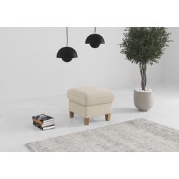 Polsterhocker OTTO HOME, B:58cm H:48cm T:58cm, beige, 95% Polyester, 5% Polyamid, Hocker, "Glendale", mit Stauraum