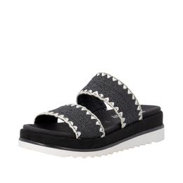Remonte Pantolette 'D3P52' Damen Gr&ouml;&szlig;e 38 schwarz / wei&szlig;