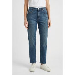 V&eacute;ro Moda VERO MODA Damen Skinny-fit-Jeans "VMROSIE MR SLIM ANK J NOOS RA3047"dunkelblau denim, Gr. XL, unifarben, Denim/Jeans, Obermaterial: 99% Baumwolle, 1%