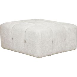 Polsterhocker Home Affaire, B:76cm H:42cm T:76cm, wei&szlig;, 100% Polyester, Hocker, "APERIRE Sitzhocker mit Steppung, Ma&szlig;e B/T/H: 76/76/41 cm", passend