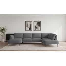 Wohnlandschaft OTTO HOME, B:327cm H:84cm T:206cm, grau, 90% Polyester, 10% Nylon, Sofas, "Cesola", in weichem Chenille-Stoff, Breite 327 cm, mit