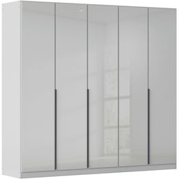 Dreht&uuml;renschrank OTTO HOME, B:226cm H:210cm T:54cm, grau, Holzwerkstoff, Schr&auml;nke, "Kleiderschrank Kleiderschr&auml;nke Schrank Garderobe AGORDO mit