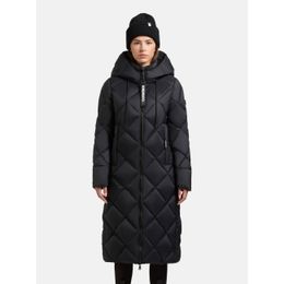 Khujo Damen Steppmantel "Cilia"schwarz, Basic, Gr. XXL, Obermaterial: 100% Nylon. Innenfutter: 100% Nylon. Wattierung: 100% Polyester, M&auml;ntel,