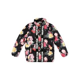 Philipp Plein Damen Blouson "Flowers", schwarz, Gr. 10, Obermaterial: 100% Polyester. Futter: 100% Polyester. F&uuml;llung: 100% Polyester, Jacken