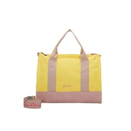 Damen Shopper "Canvas Tote Bag", Fritzi aus Preussen, gelb, 55% Baumwolle, 45% Polyester, unifarben, Taschen, mit abnehmbarem Schulterriemen