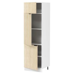 Unterschrank Vcm, B:60cm T:57cm, braun, Obermaterial: 100% Holz Wood., K&uuml;che, Schr&auml;nke, "K&uuml;chenschrank B. 60 cm Hochschrank K&uuml;che Fasola"