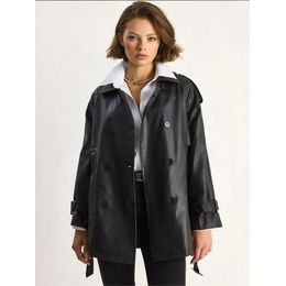 Bianco Lucci Between-Seasons Coat female size S Black