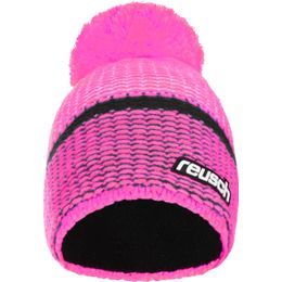 Reusch Damen Beanie "Reusch M&uuml;tze Noah Beanie f&uuml;r Sport & Freizeit", pink, mehrfarbig, unifarben, 100% Polyacryl, M&uuml;tzen, mit Innenfutter