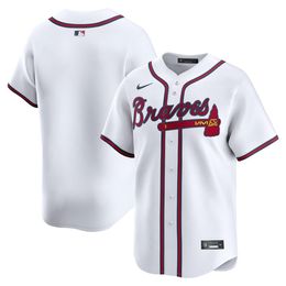 Nike Herren Baseballtrikot "Nike Trikot Atlanta Braves Nike MLB Limited Home", wei&szlig;, Gr. L, 100% Polyester, Trikots
