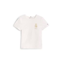 Tommy Hilfiger T-Shirt Damen Gr&ouml;&szlig;e XL gold / wei&szlig;