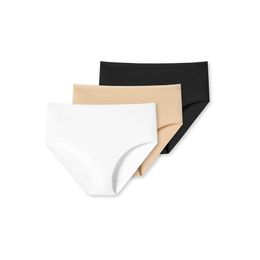 uncover by Schiesser Slip 'Uncover ' Damen Gr&ouml;&szlig;e M nude / schwarz / wei&szlig;