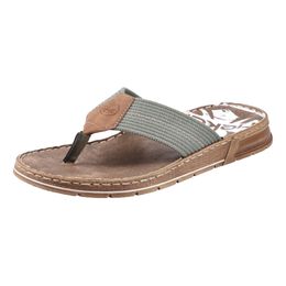 Rieker T-Bar Sandals male size 41 Brown / Fir