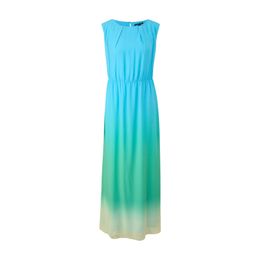 comma, COMMA Kleid Damen Gr&ouml;&szlig;e 46 beige / blau / gr&uuml;n Sommerkleid